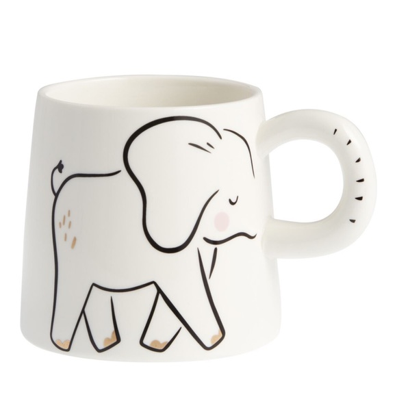 Cost Plus World Market | Dining | Elephant Trunk Handle Ceramic Mug ...
